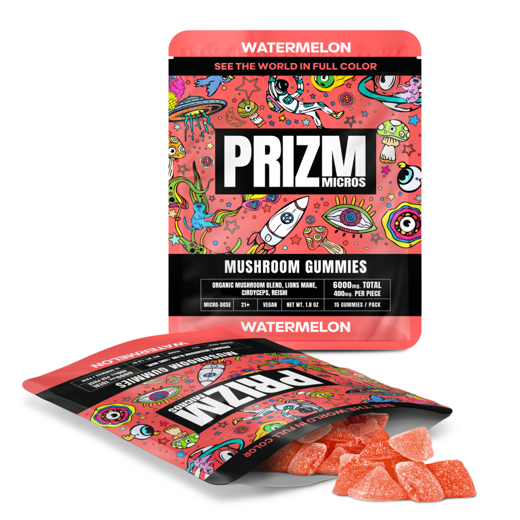 Watermelon Gummies - PRIZM Micros - Organic Mushroom Gummies